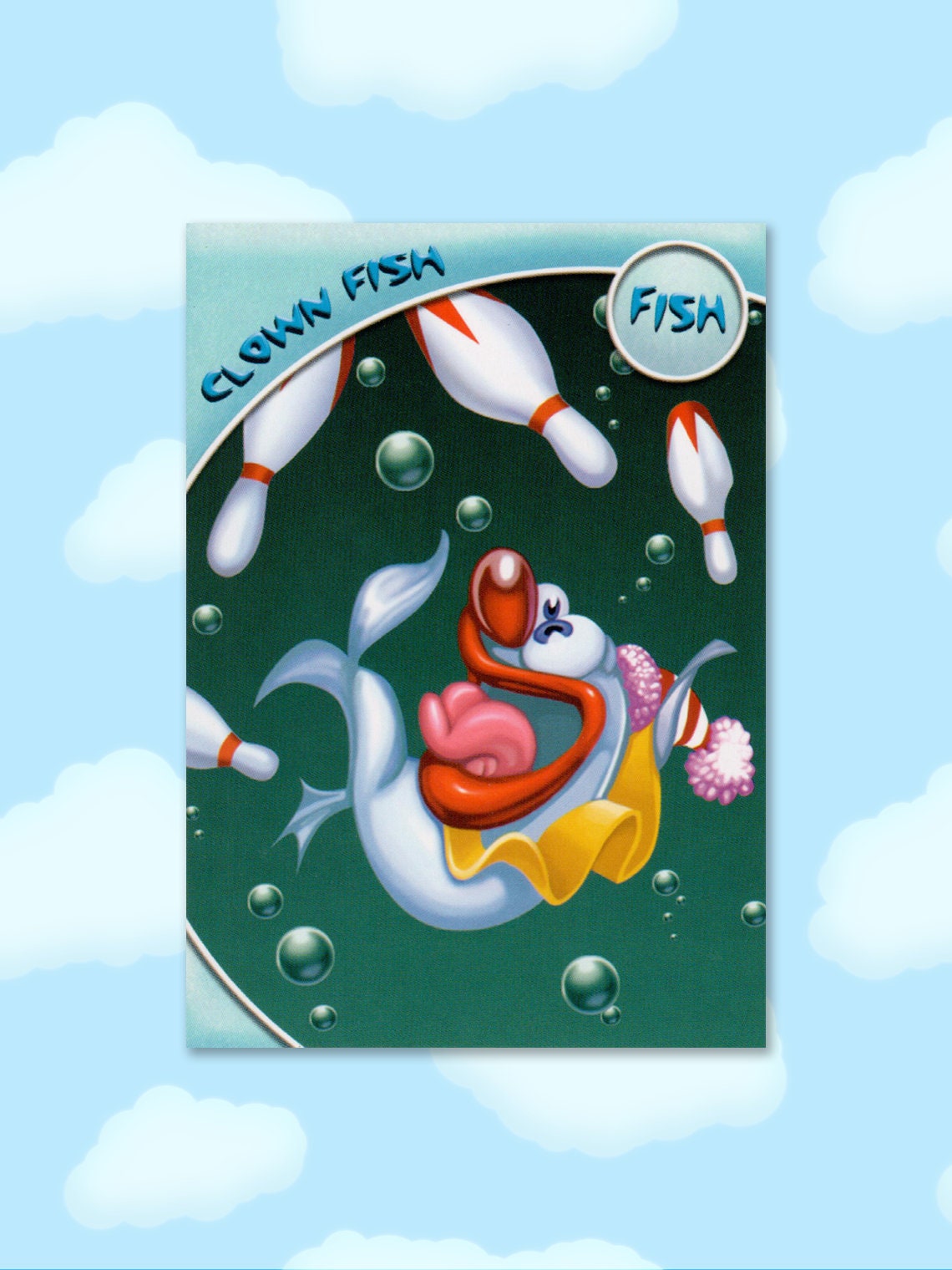 Clown Fish - Fish - Series 3 Toontown Online Trading Card - Etsy