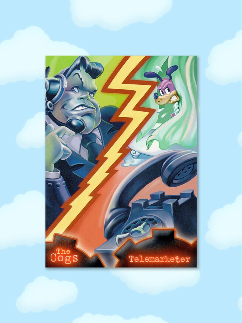 Telemarketer Cogs Series 3 Toontown Online Trading Card - Etsy
