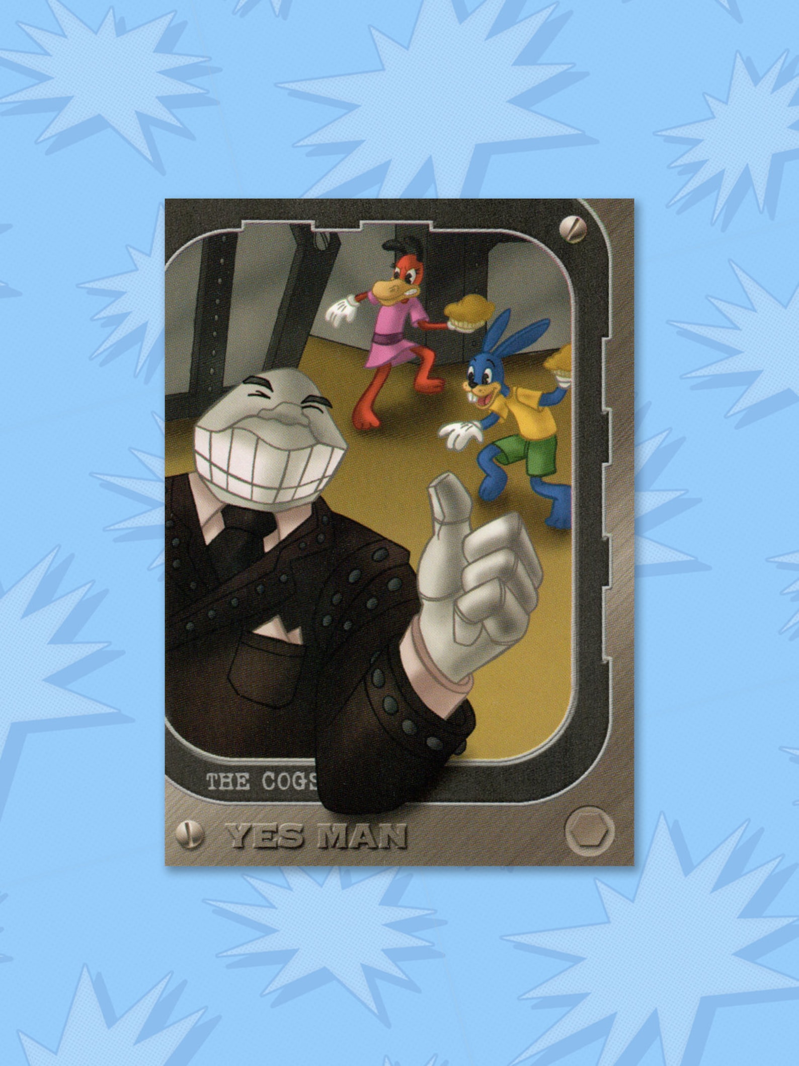 Yes Man 2/7 Cogs Series 2 Toontown Online Trading Card | Etsy