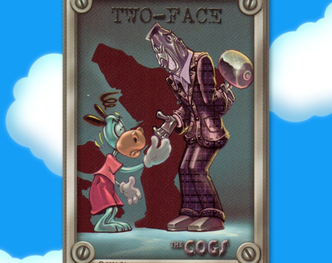 Two-face Cogs Series 1 Toontown Online Trading Card | Etsy