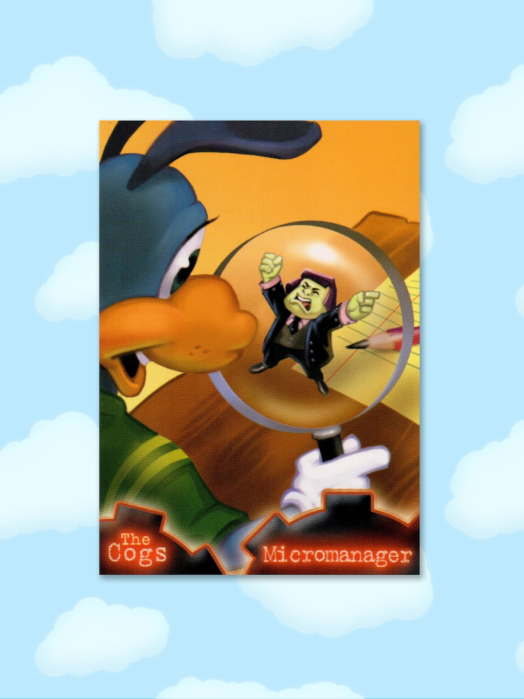 Micromanager - Cogs - Series 3 Toontown Online Trading Card - Etsy