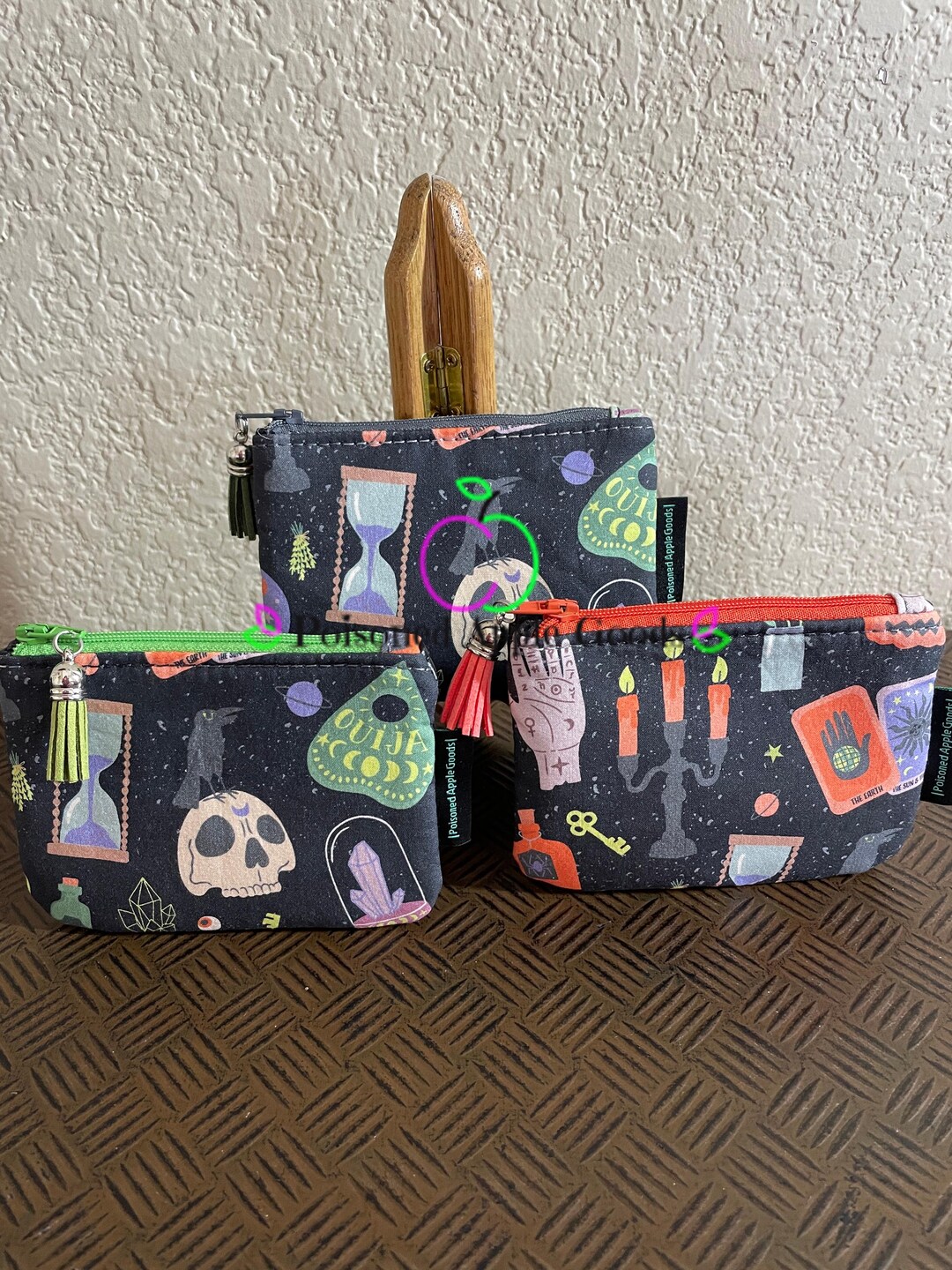 Spooky Apothecary Coin Purse, Halloween Gothic Zipper Pouch - Etsy