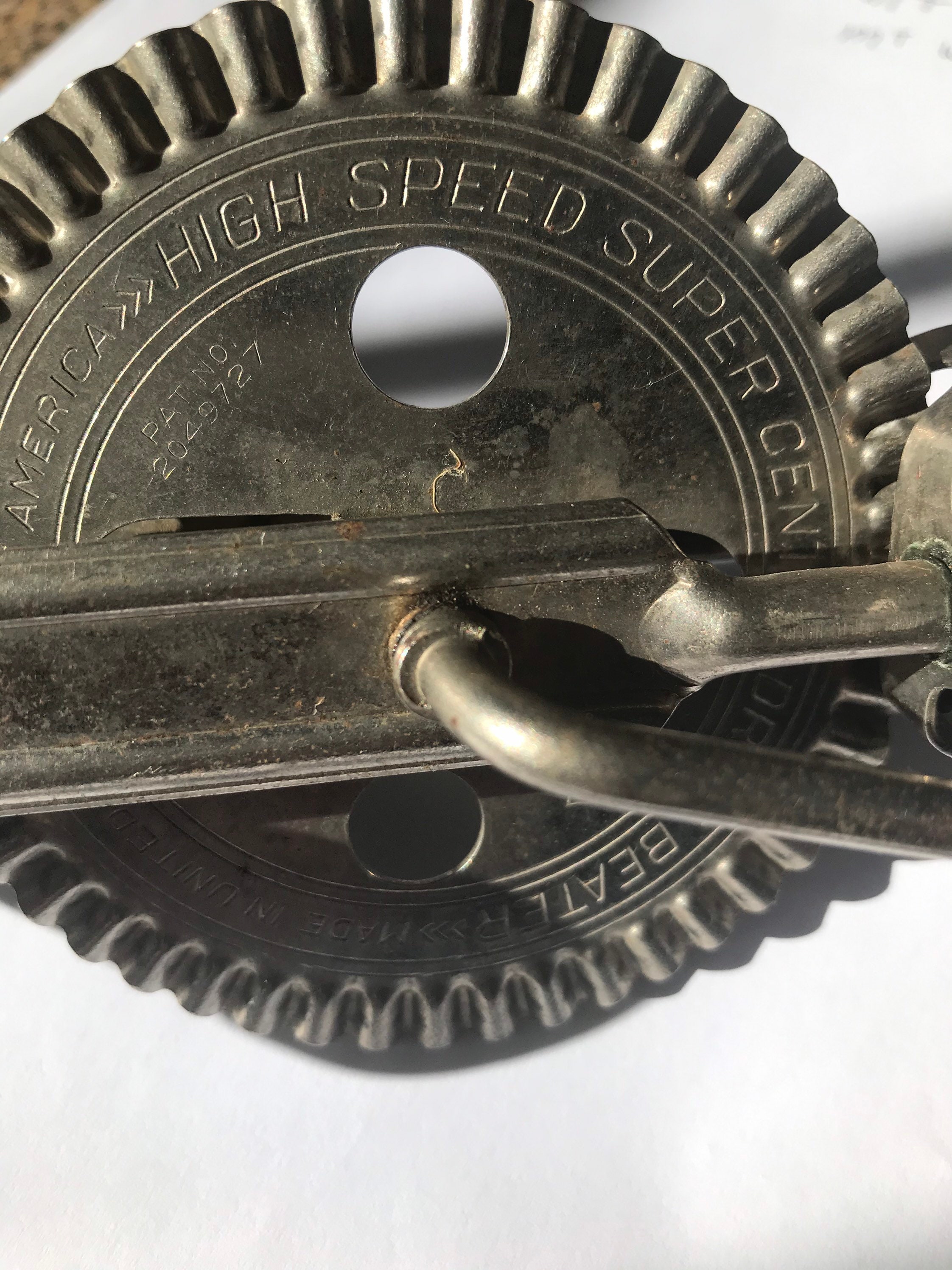 Vintage manual egg beater | Etsy