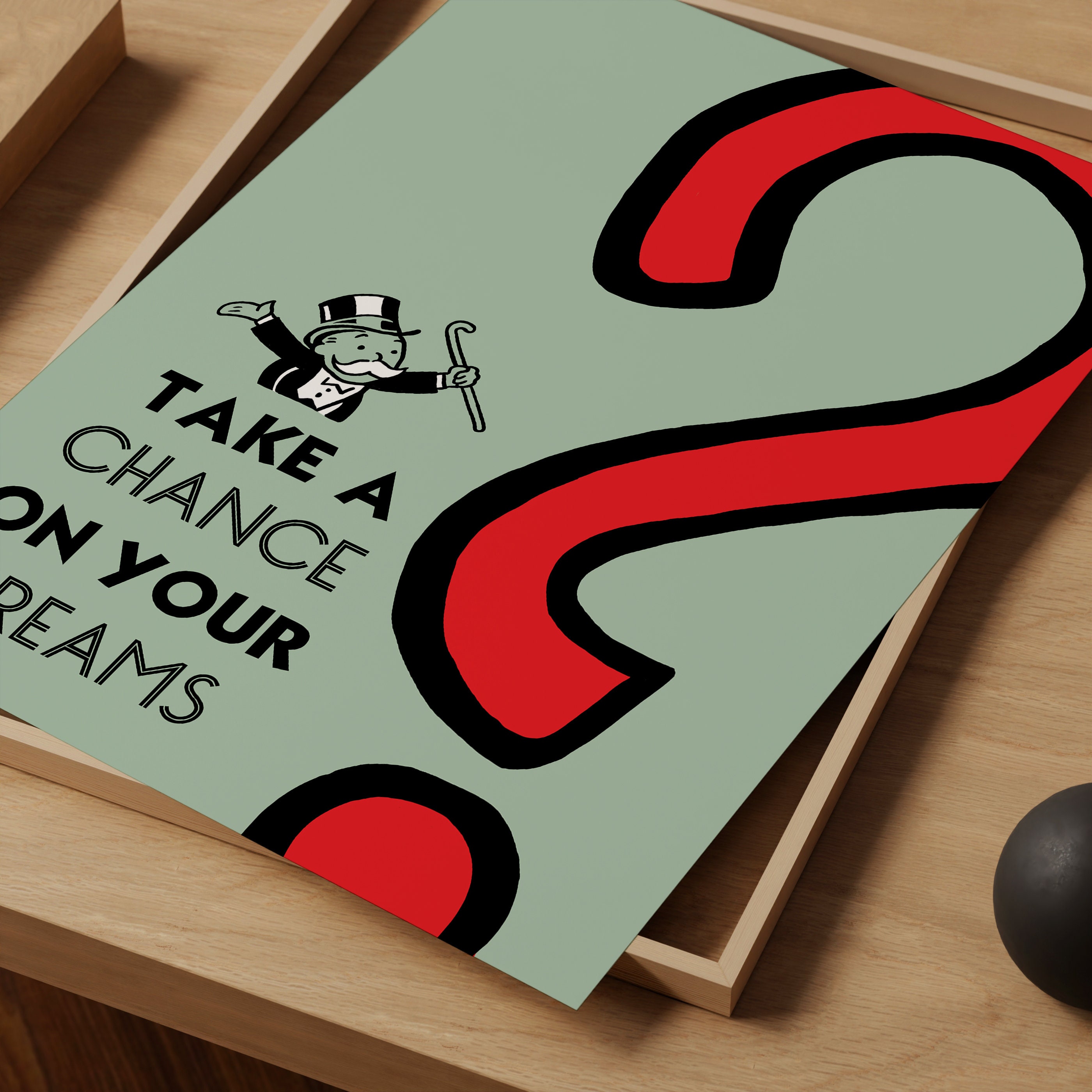 Monopoly Motivational Print Monopoly Poster Monopoly Print Motivational ...