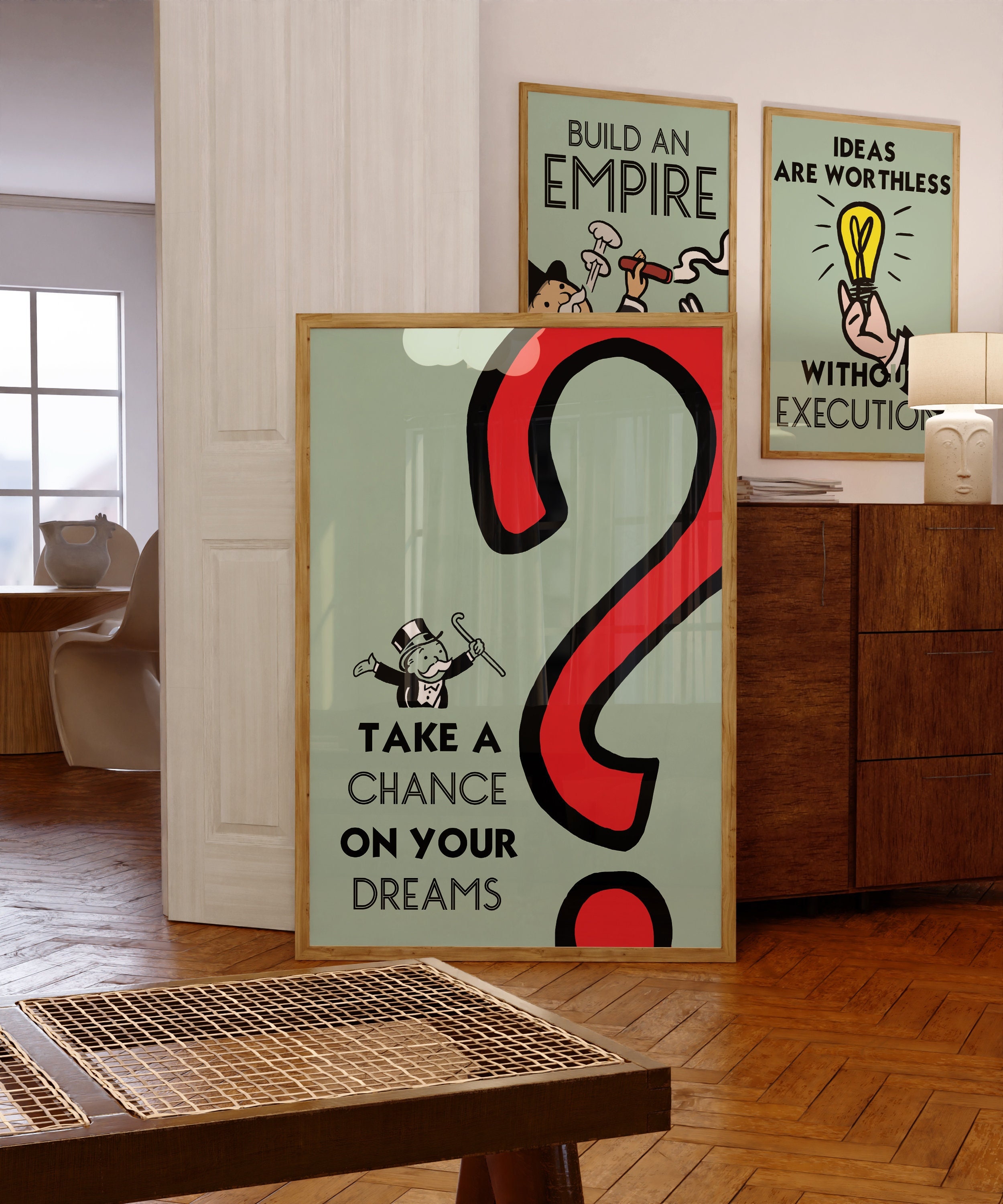 Monopoly Motivational Print Monopoly Poster Monopoly Print Motivational ...