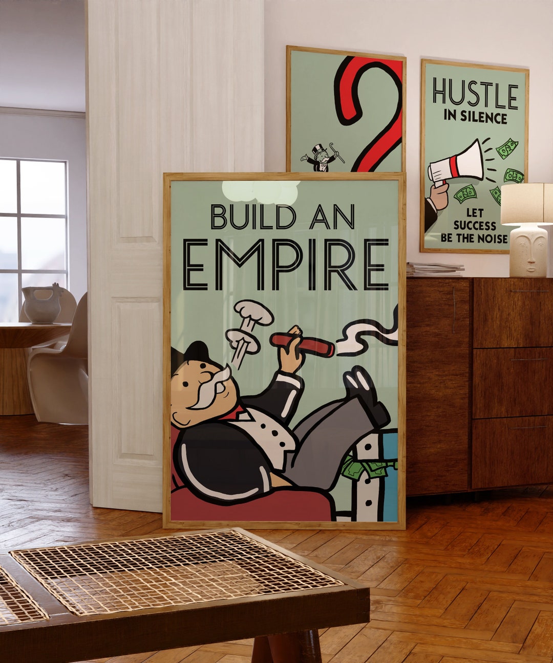 Monopoly Inspired Print - Monopoly Motivational Print - Build an Empire ...