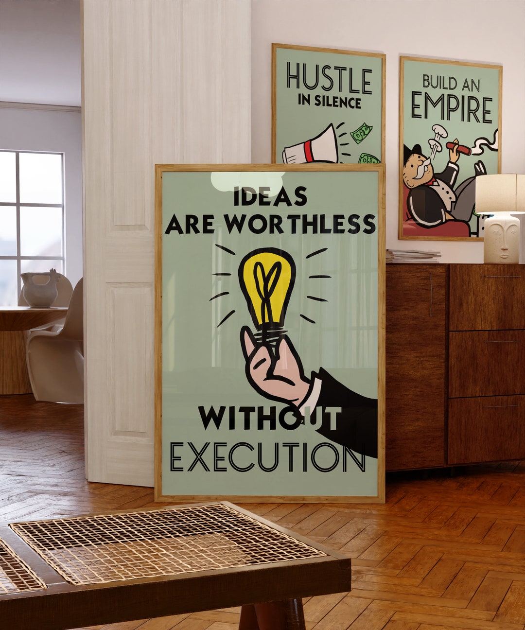 Monopoly Inspired Print - Monopoly Motivational Print - Monopoly Poster ...