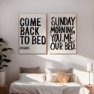 Couples Print Sunday Morning Bedroom Decor Bedroom Prints Bedroom Wall ...