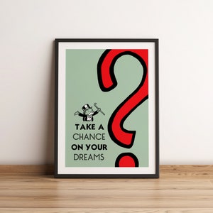 Monopoly Motivational Print Monopoly Poster Monopoly Print Motivational ...
