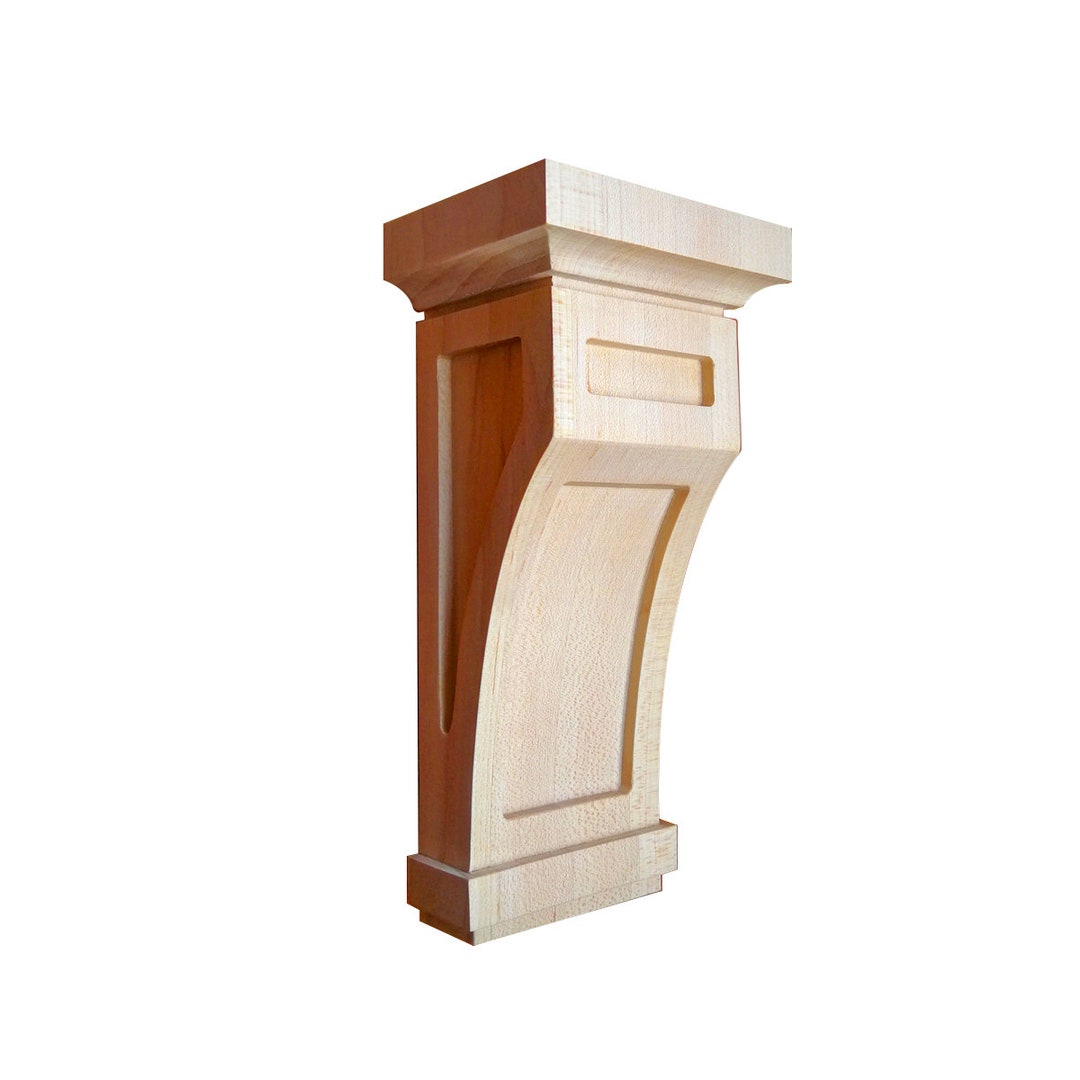 Wood Carved Recessed Mission Corbels, Available in 7" & 10" High - Etsy