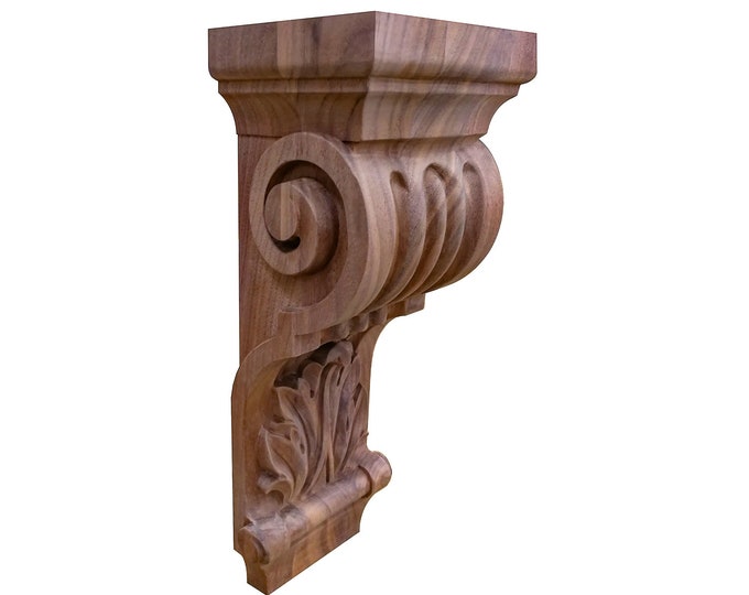 2 Wooden Corbels Painted - Etsy