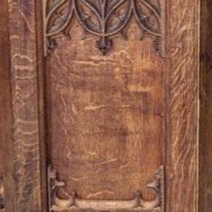 PNL-52 Gothic Style Wood Carved Screen Arch Panel for Furniture, Window ...