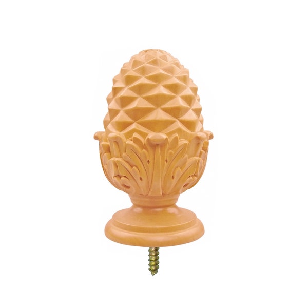 Carved Wooden Finials - Etsy UK
