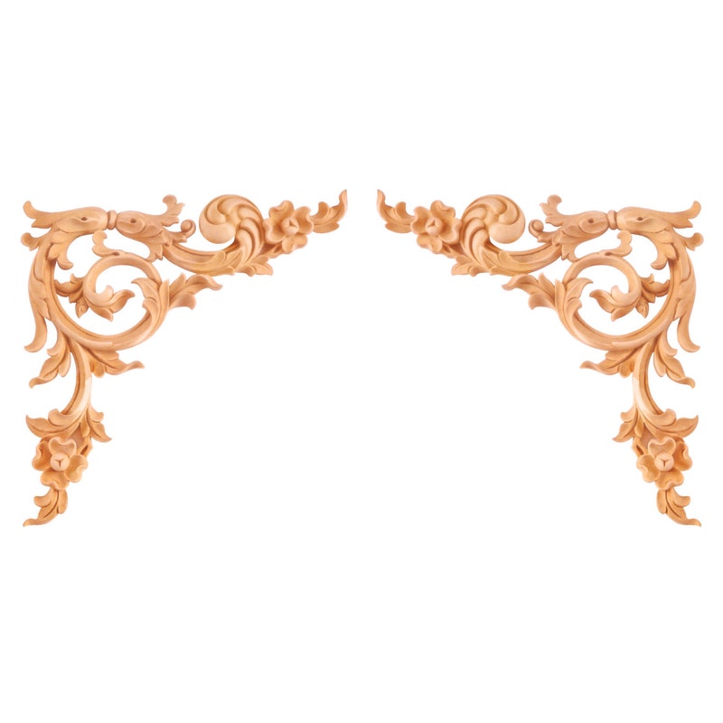 Corner Scroll Decal - Etsy