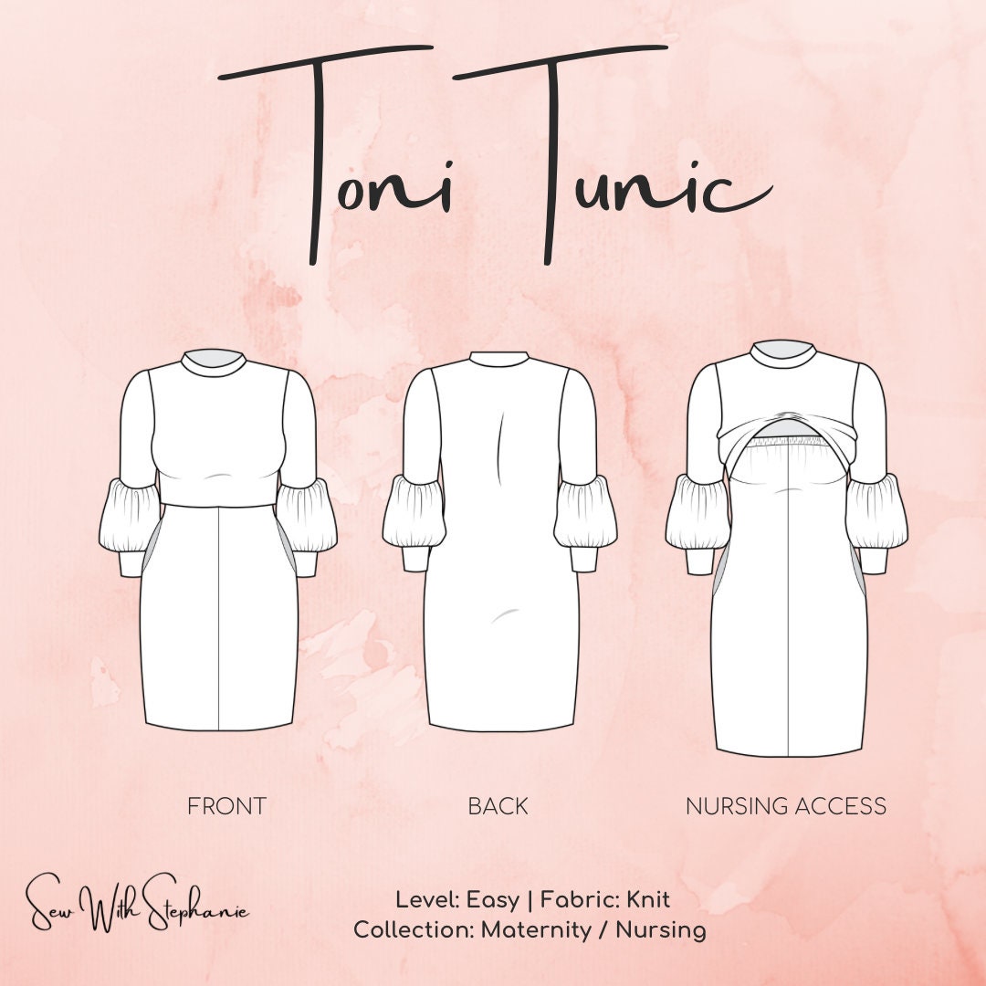 Nursing Dress Sewing Pattern Bundle PDF - Etsy