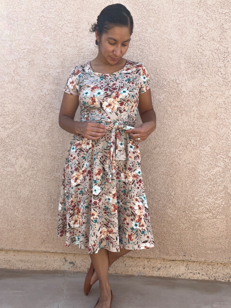 Alexandra Nursing Dress Sewing Pattern PDF - Etsy