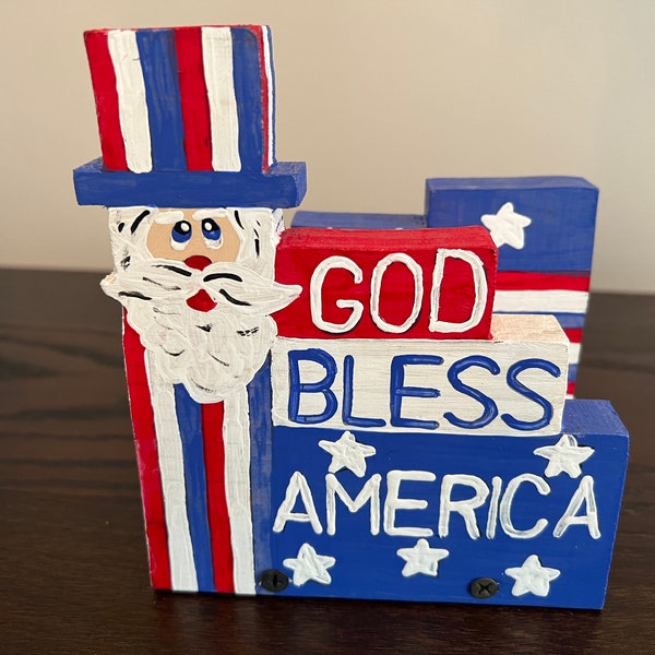 Uncle Sam Flag Holder - Etsy