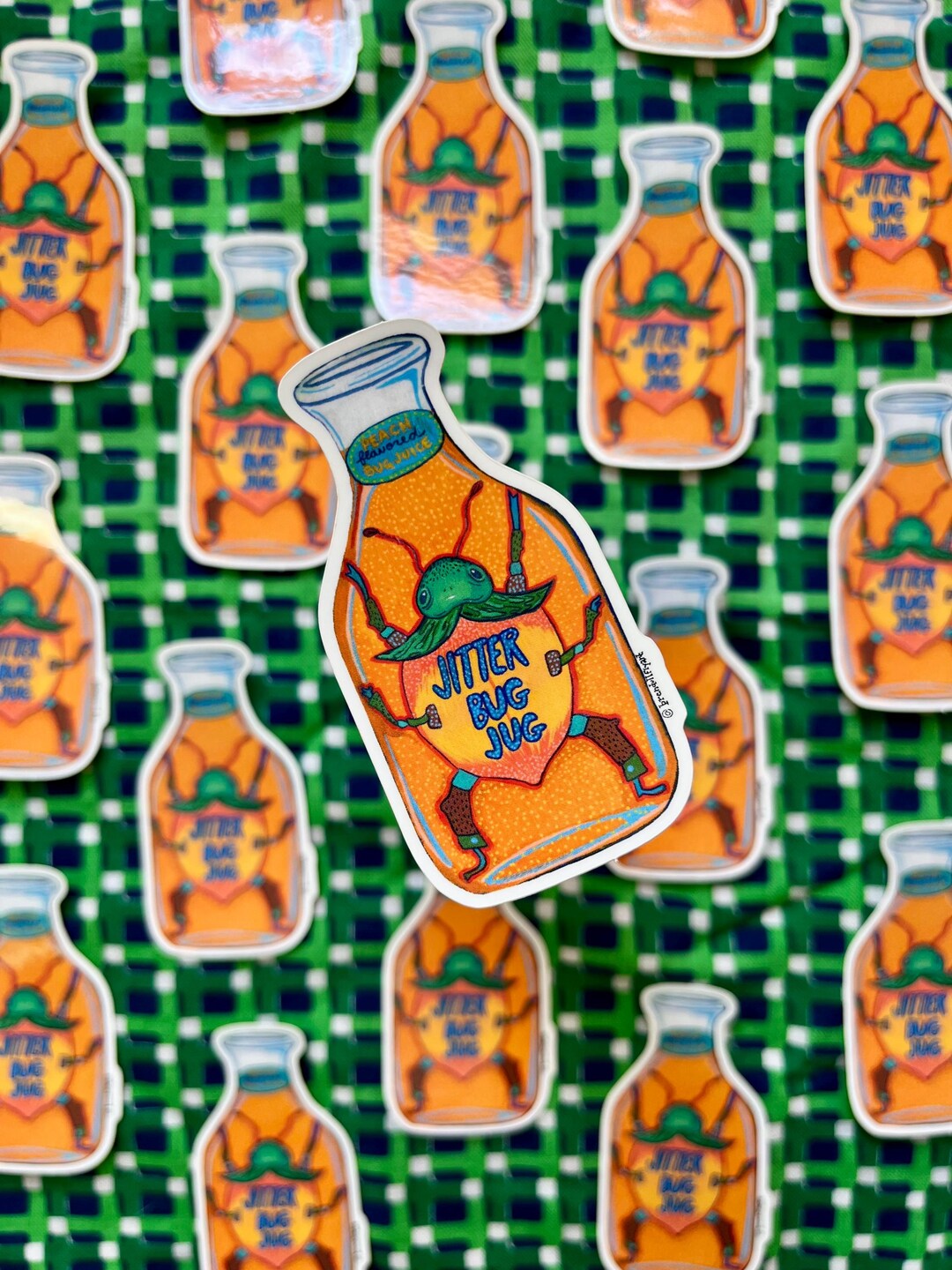 Jitter Bug Jug Sticker - Etsy