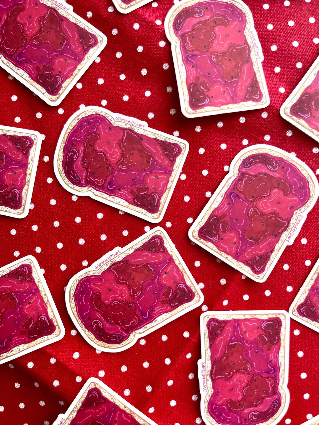 Fruit Fly Jam Toast Sticker - Etsy