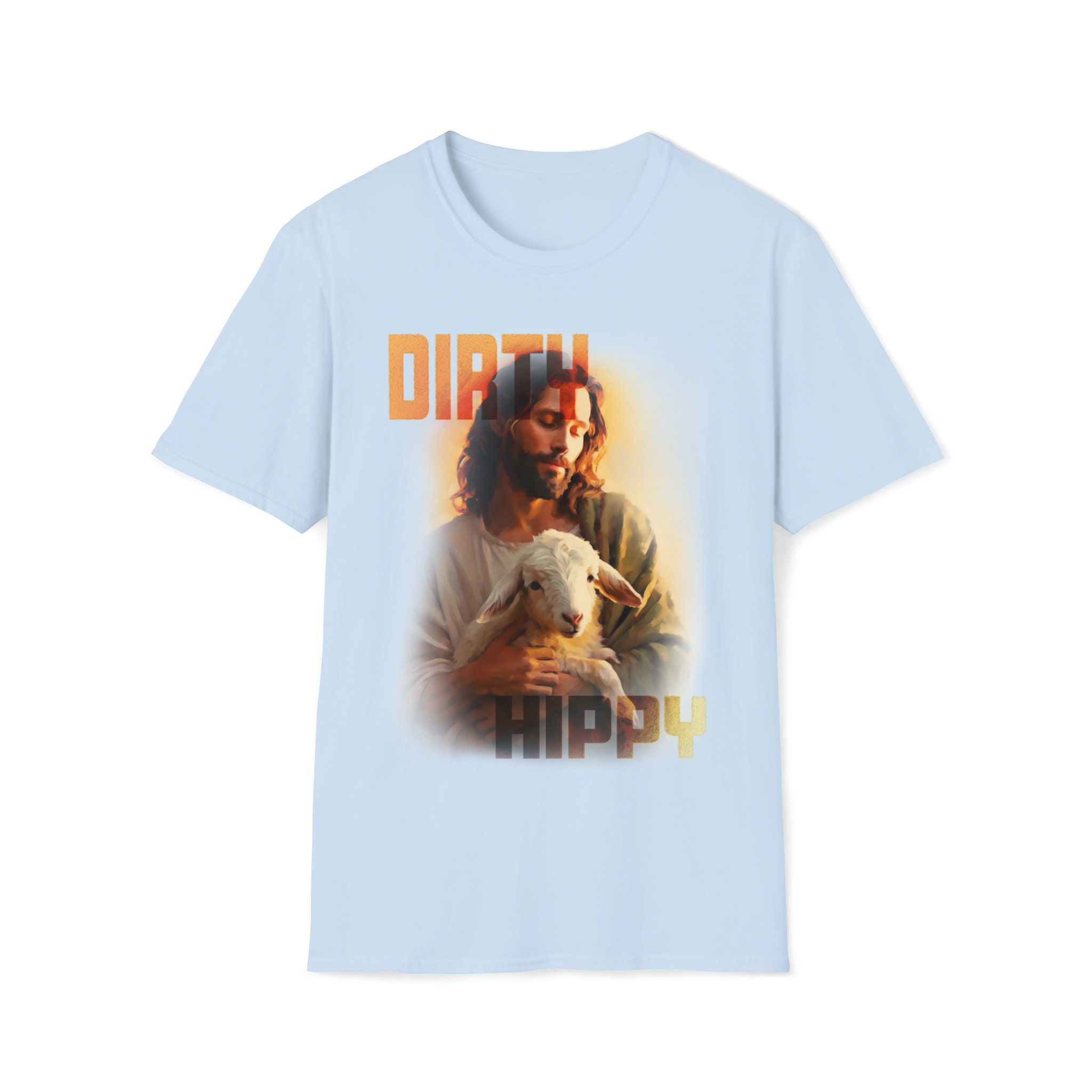 Dirty Hippy- Jesus : Funny, Novelty Softstyle T-shirt - Etsy
