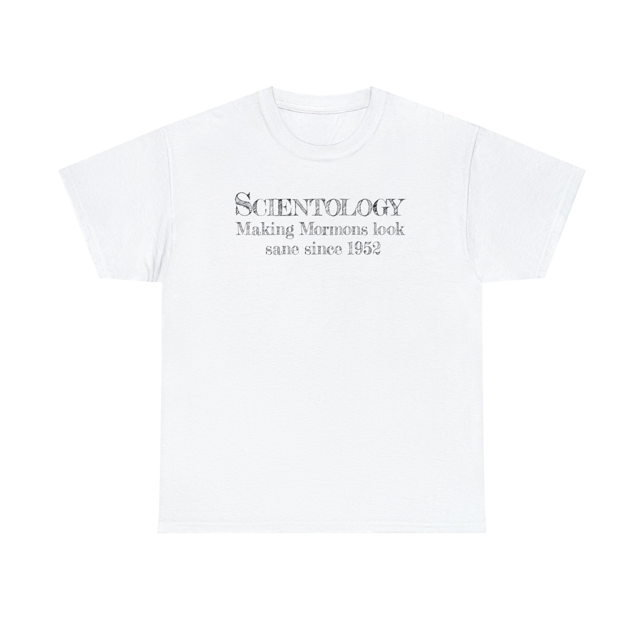 Vintage Print - Scientology, Mormon Shirt. Novelty, Ex- Mormon, Funny ...