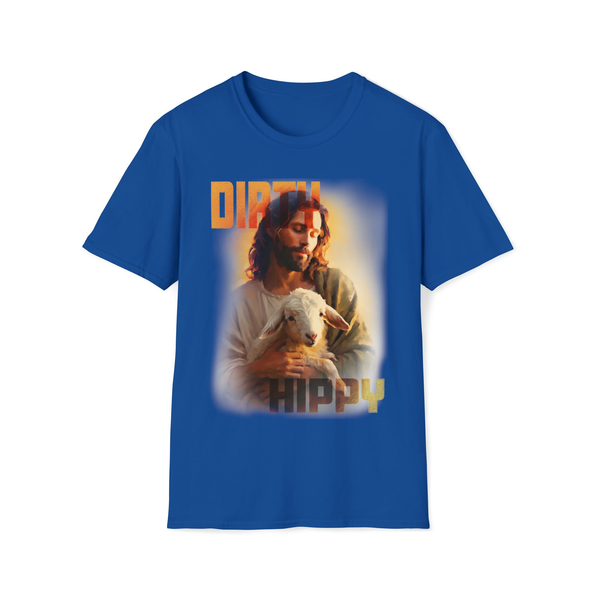 Dirty Hippy- Jesus : Funny, Novelty Softstyle T-shirt - Etsy