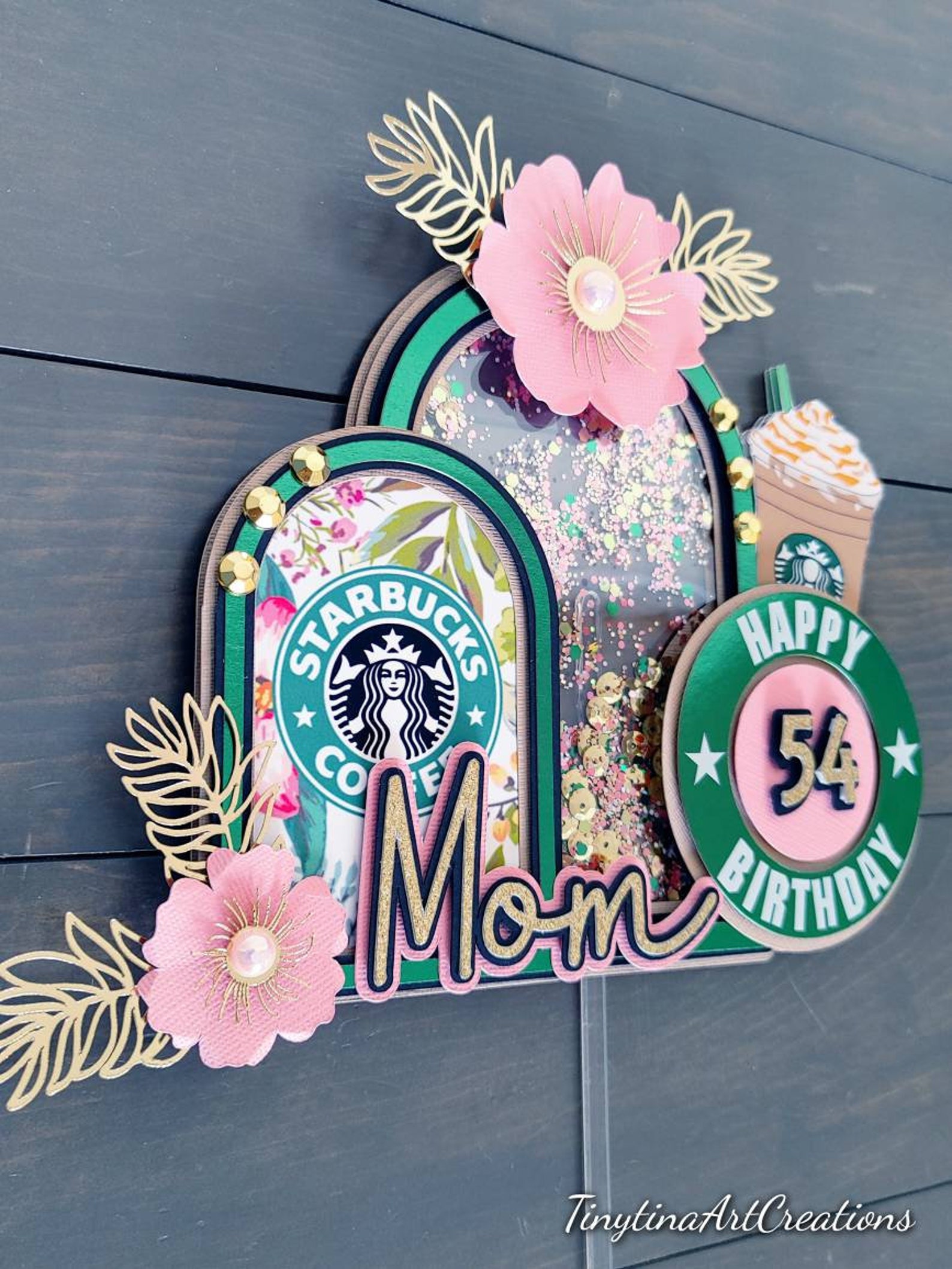 Inspired Starbucks Cake Topper/barista Cake Topper - Etsy