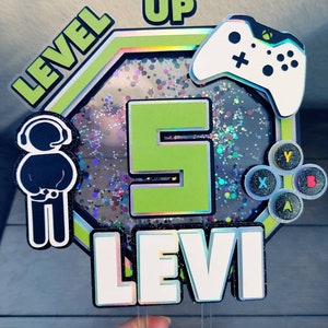 Gamer Cake Topper/video Game Cake Topper - Etsy