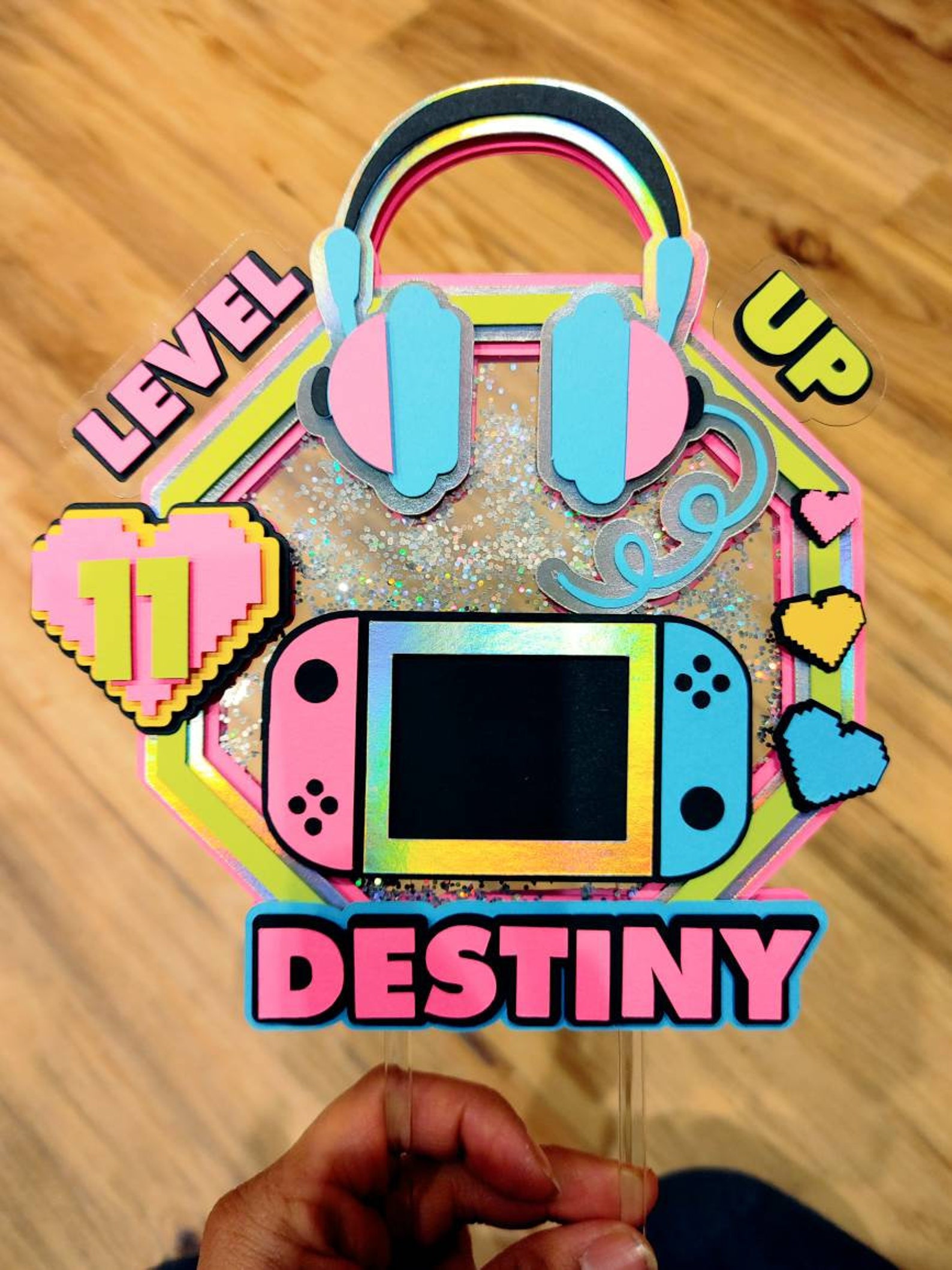 Gamer Girl Cake Topper/ Video Game Cake Topper - Etsy