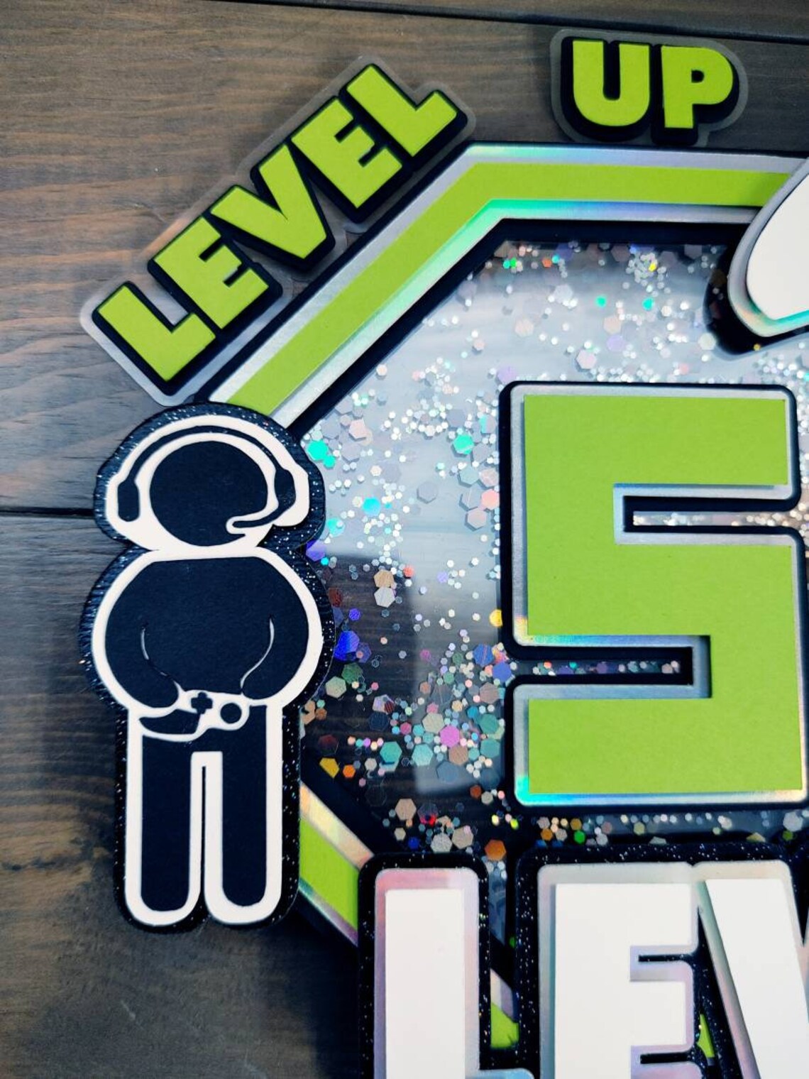 Gamer Cake Topper/video Game Cake Topper | Etsy