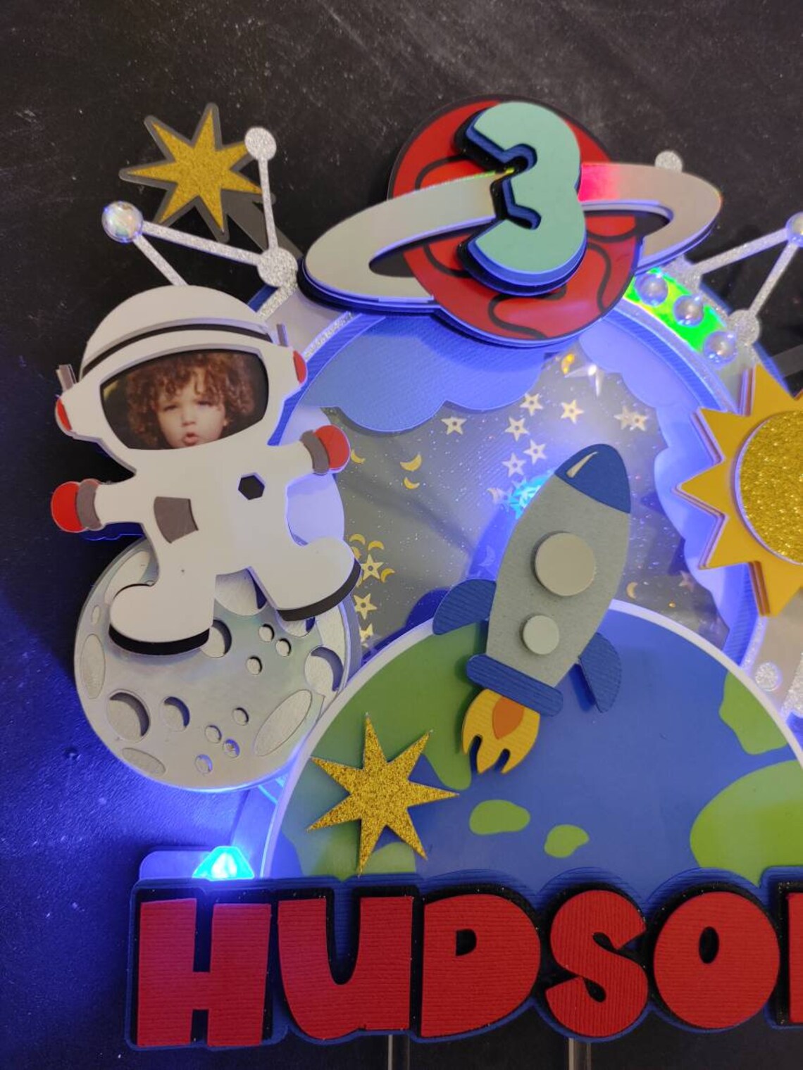 Space/astronaut/solar System Cake Topper - Etsy