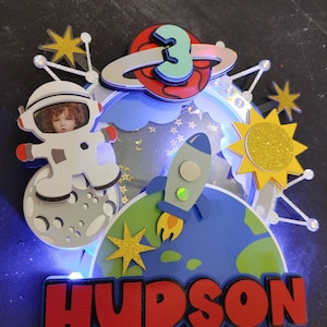 Space/astronaut/solar System Cake Topper - Etsy