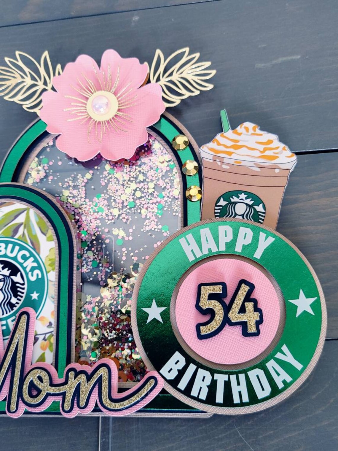 Inspired Starbucks Cake Topper/barista Cake Topper - Etsy