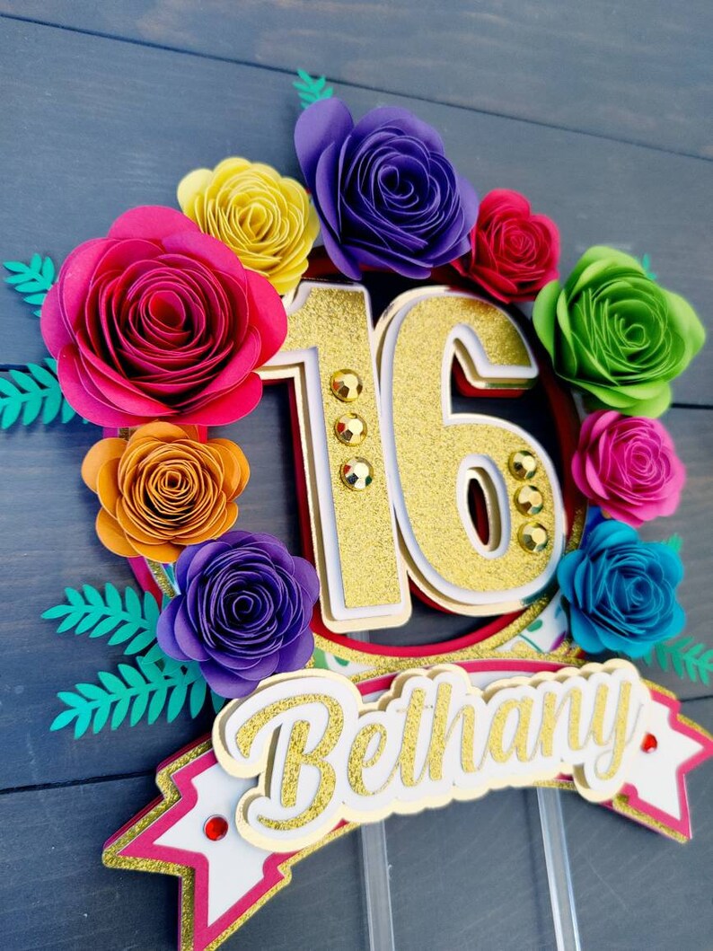 Mexican Fiesta Cake Topper - Etsy