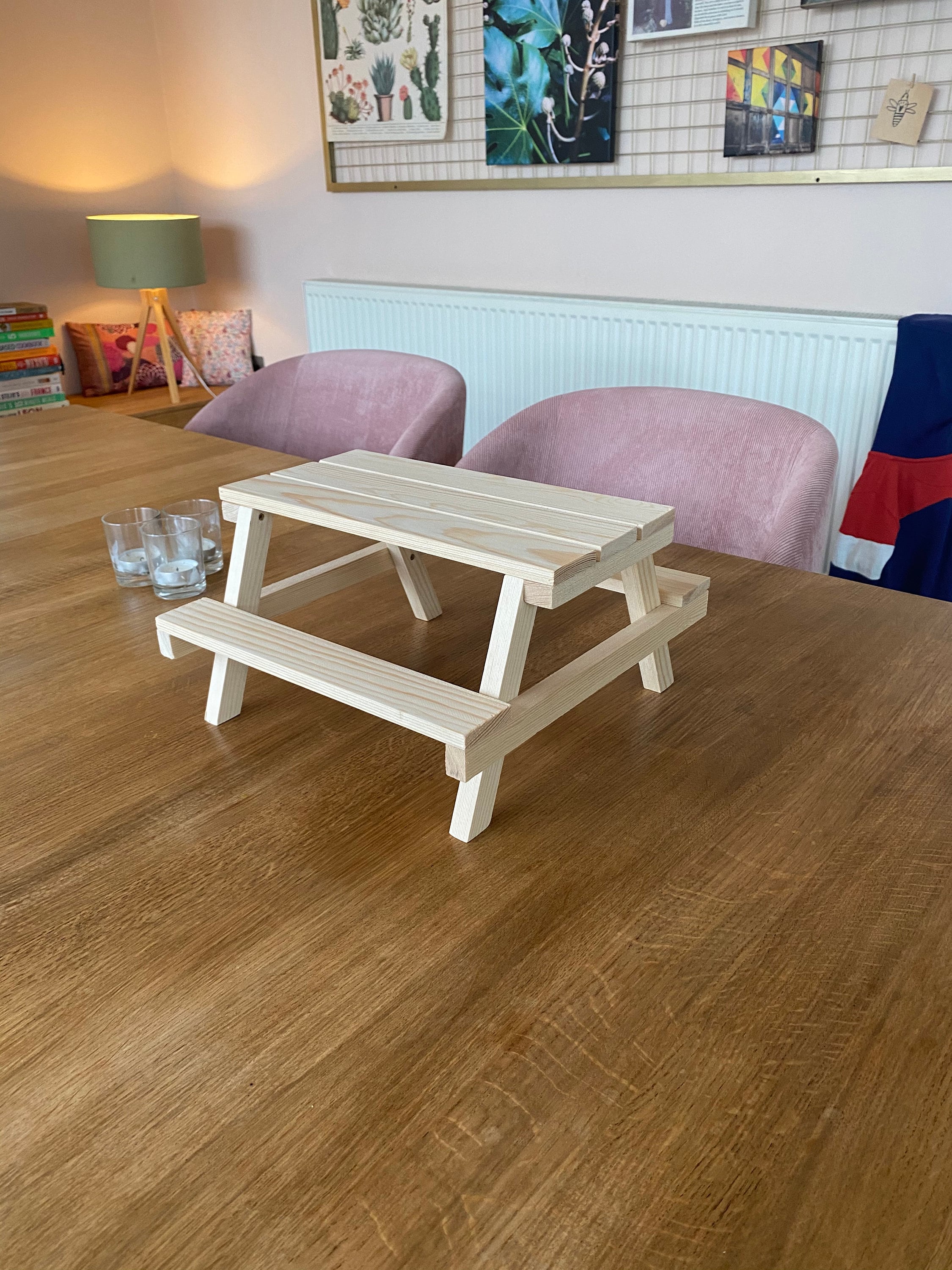 Mini Picnic Table - Afternoon Teas or Parties - Etsy UK