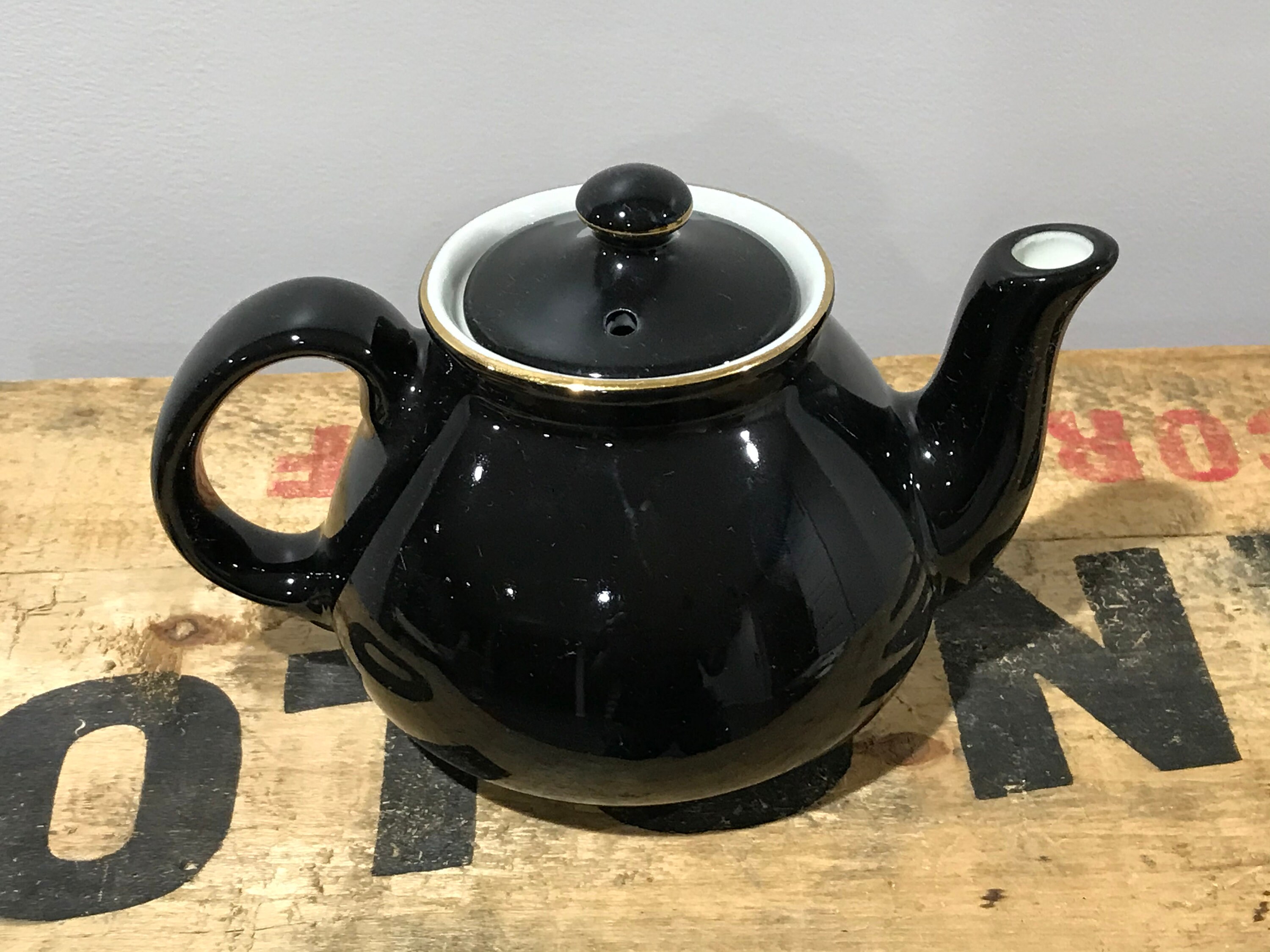 Vintage Hall China Twinspout Teapot--Cobalt Blue--Not Perfect Coffee ...