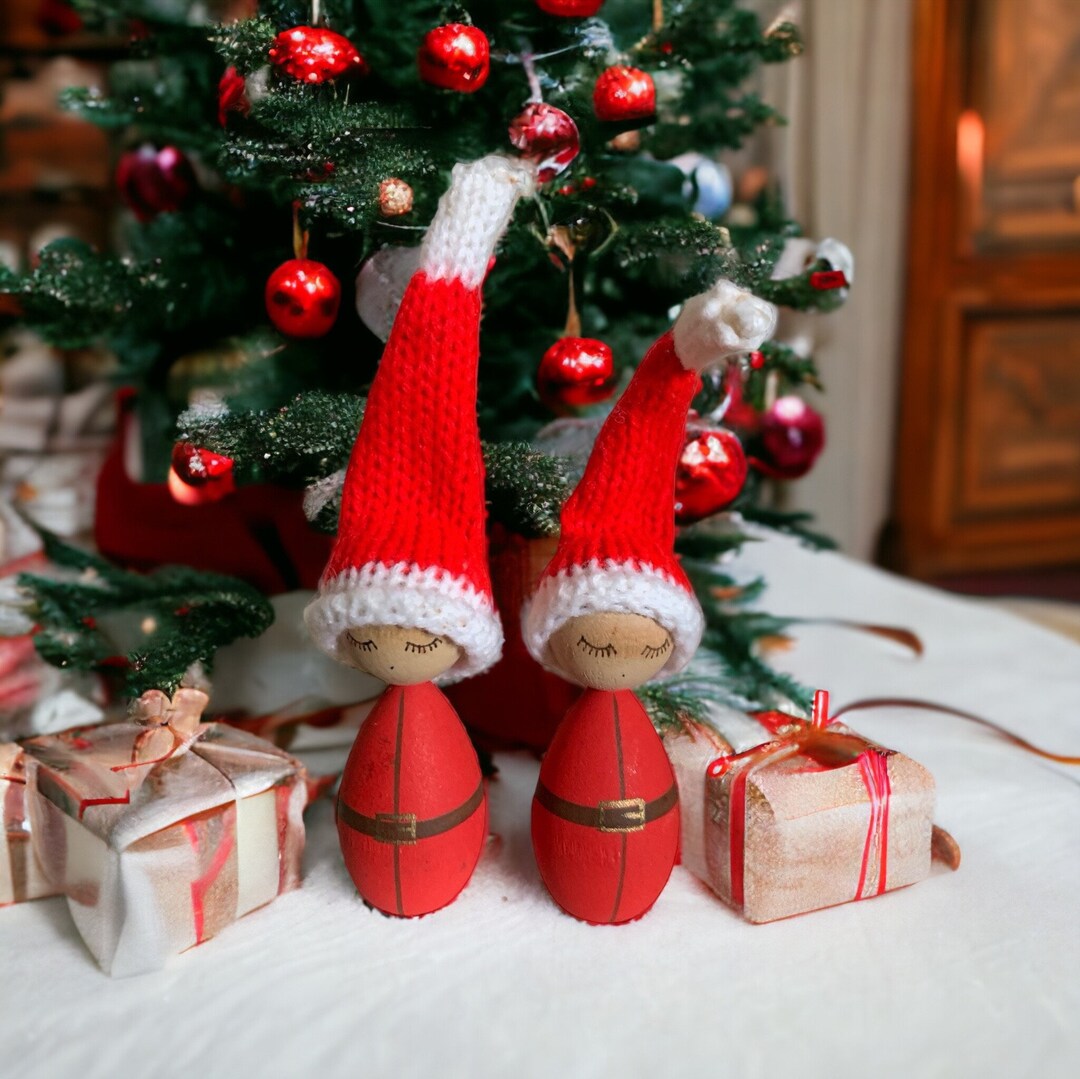 Vintage Swedish Tomte Elves. Stamped Sweden - Etsy