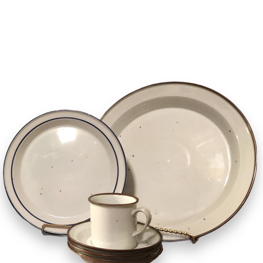 Vintage Dansk, Denmark Brown Mist Stoneware Dinnerware by Niels ...