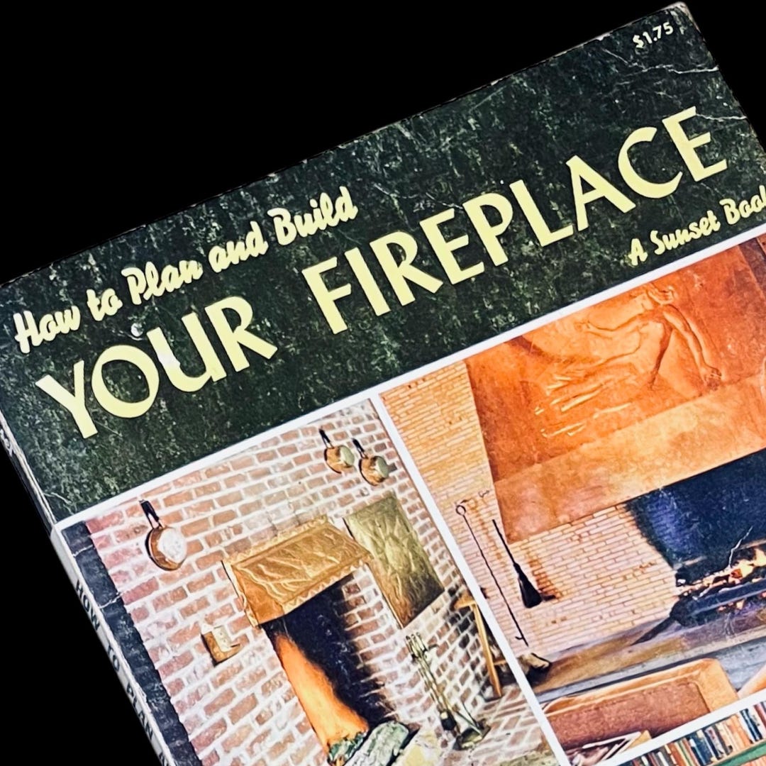 MCM Fireplace Design Book: Sunset Book, 1st Edition - Etsy