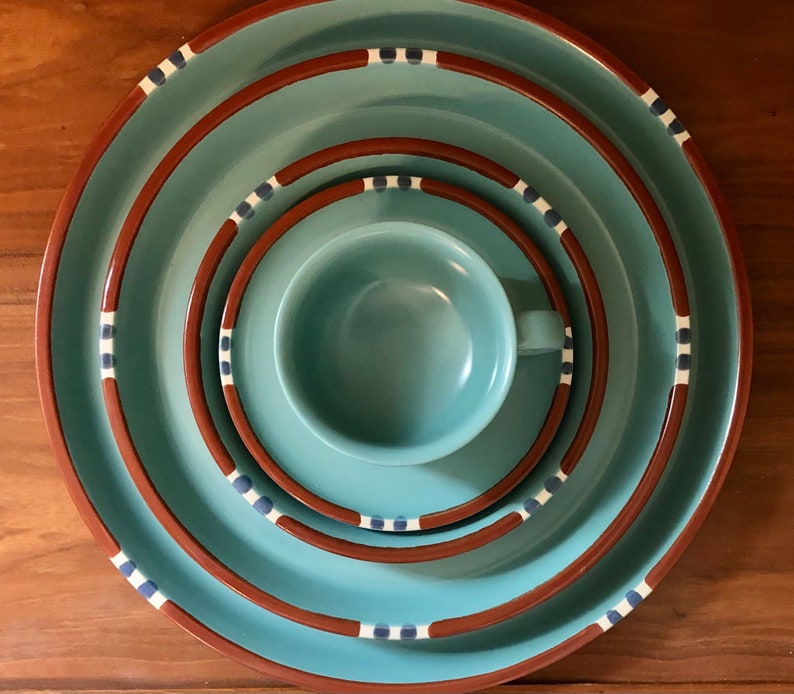 Vintage Mesa in Turquoise by Dansk, Int., Japan Dinnerware. - Etsy