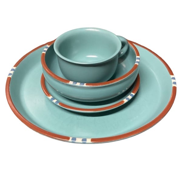 Turquoise Dinnerware - Etsy
