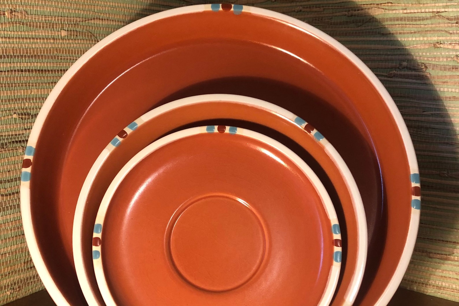 Mesa 3 Piece Dinnerware Set in Terracotta by Dansk - Etsy