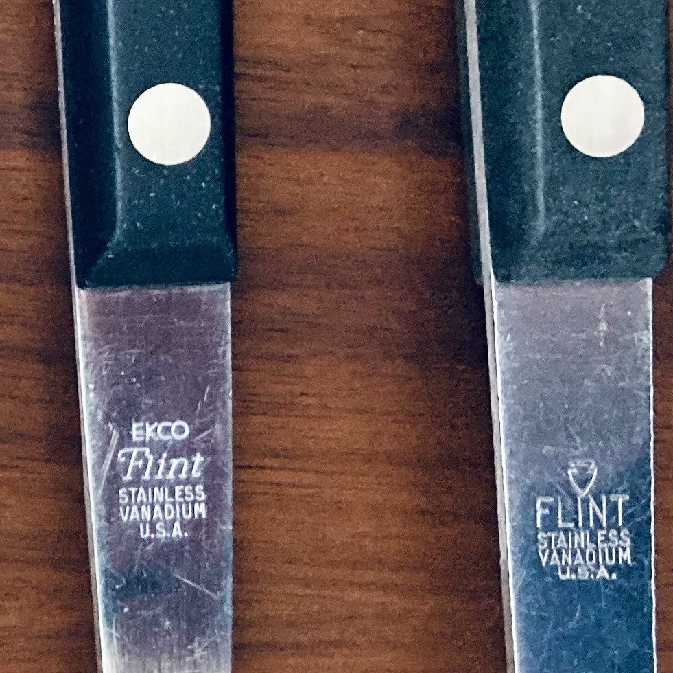 Vintage Ekco Flint Stainless Steel Utensil Set: MCM Kitchen Tools - Etsy