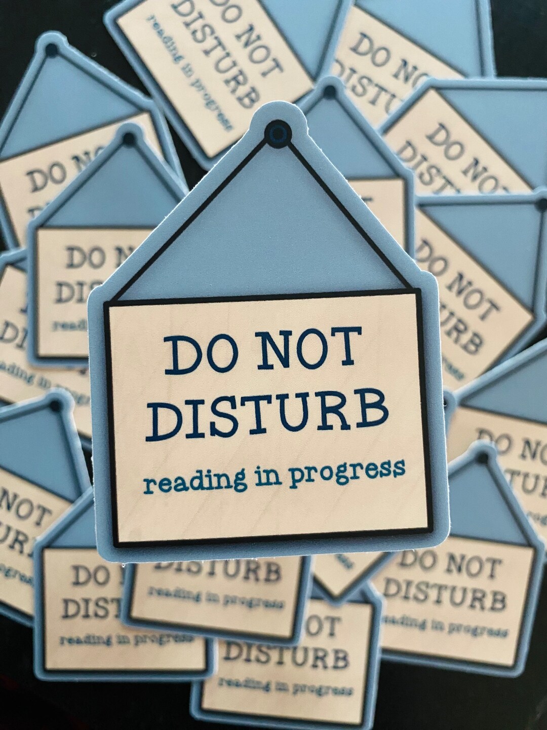 Do Not Disturb Reading in Progress Sticker | Bookish Sticker | Reader ...