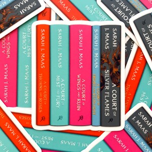 ACOTAR Book Stack Sticker - Etsy