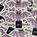 Batty for Books Vinyl Sticker - Etsy