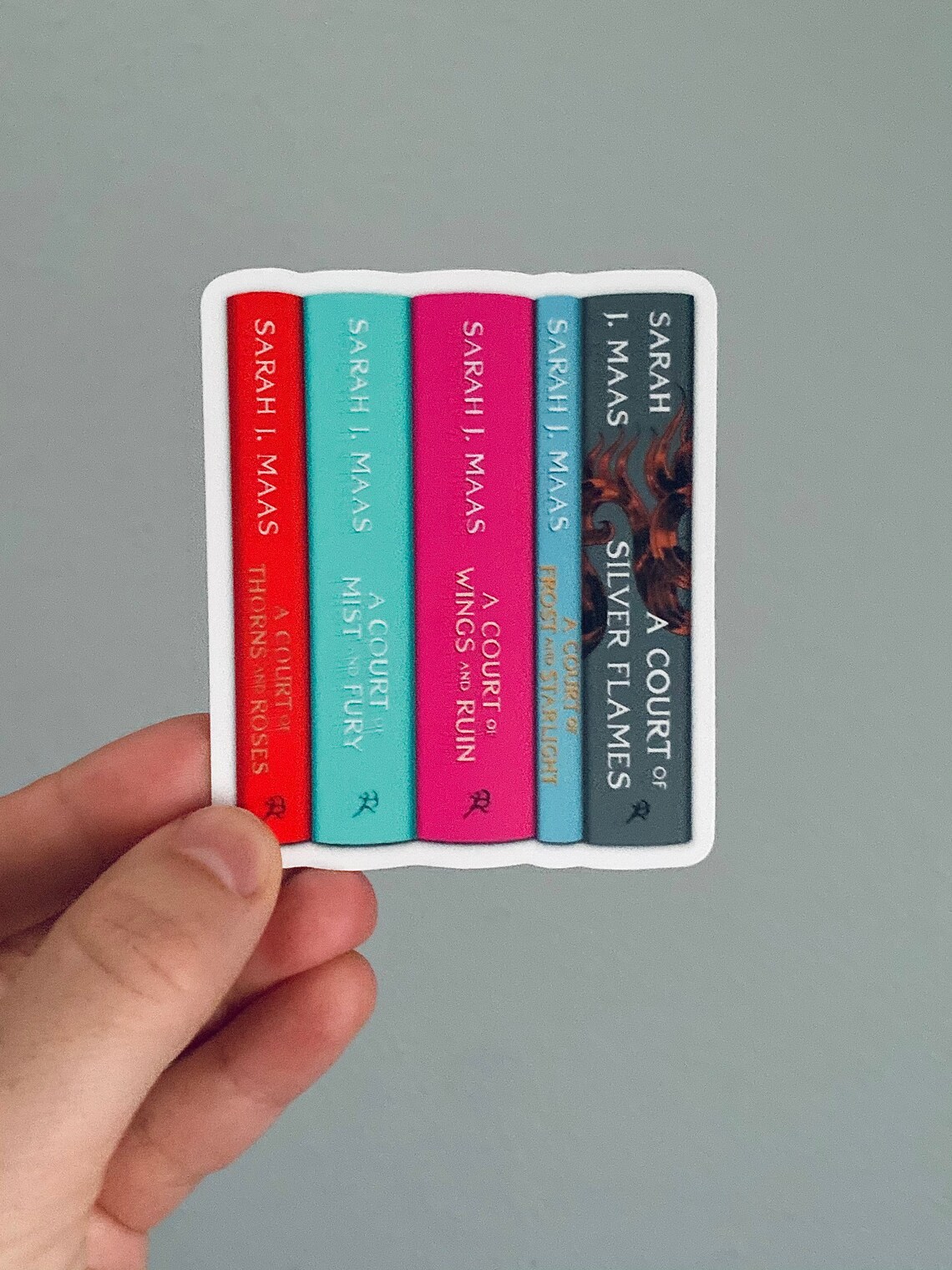 ACOTAR Book Stack Sticker - Etsy