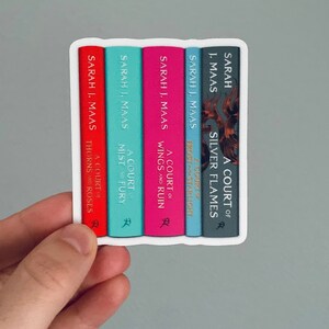 ACOTAR Book Stack Sticker - Etsy