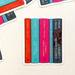 ACOTAR Book Stack Sticker - Etsy