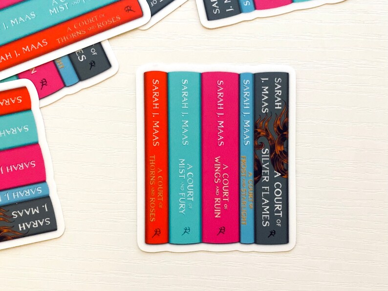 ACOTAR Book Stack Sticker - Etsy